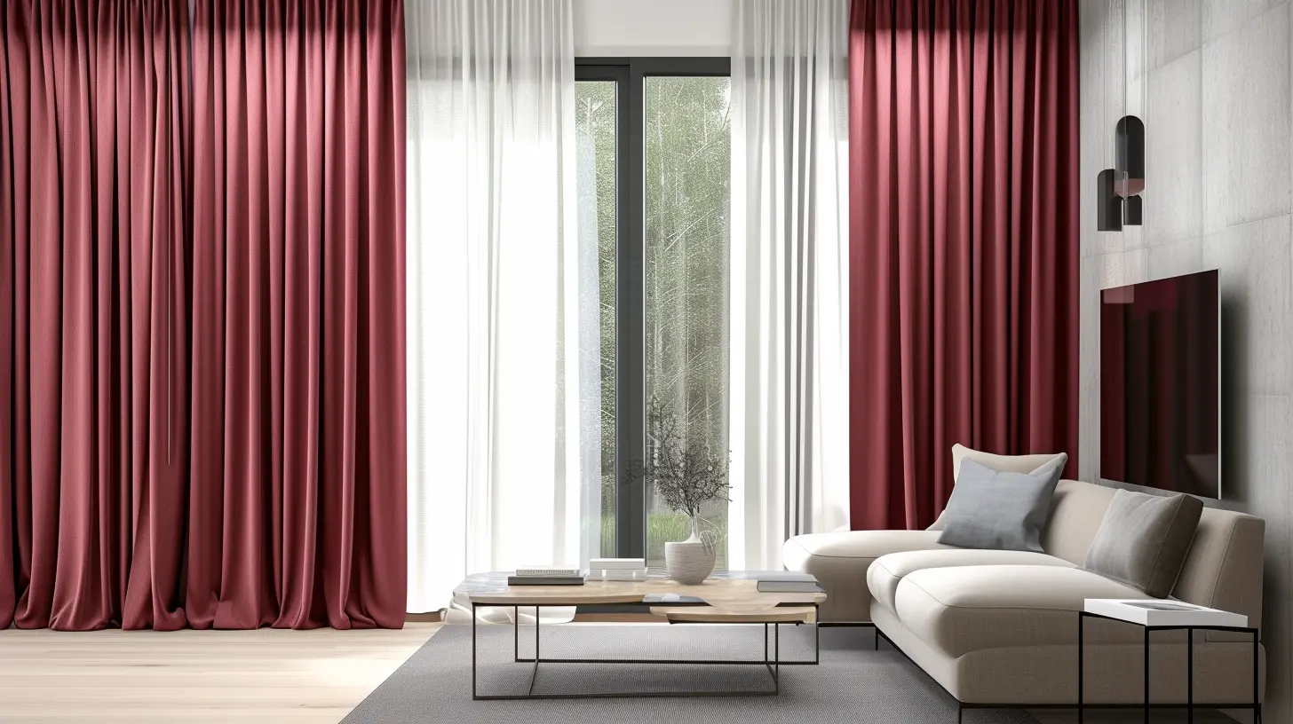 Rideau Thermique Rouge | Confort et Élégance